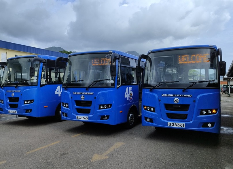 Seychelles receives new Ashok Leyland buses made for island use ...
